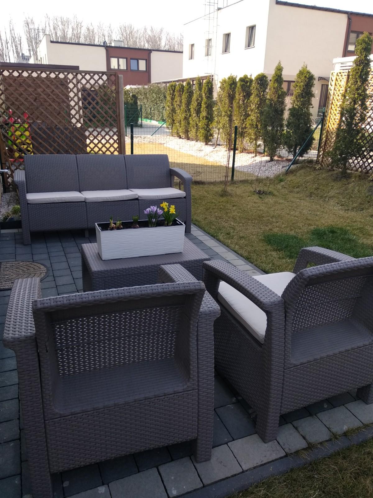 Zestaw ogrodowy Corfu Set Max Cappuccino Curver Keter - Meblobranie.pl